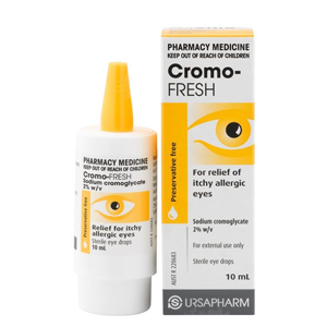 CROMO-FRESH 20mg/mL Eye Drops 10ml – Ahuriri Pharmacy Napier | New Zealand